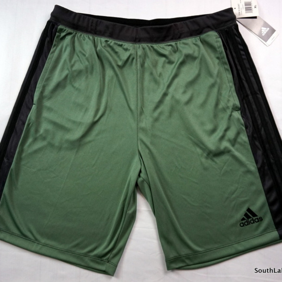 adidas | Shorts | Adidas D2m Training Shorts Trace Green Black Xl ...